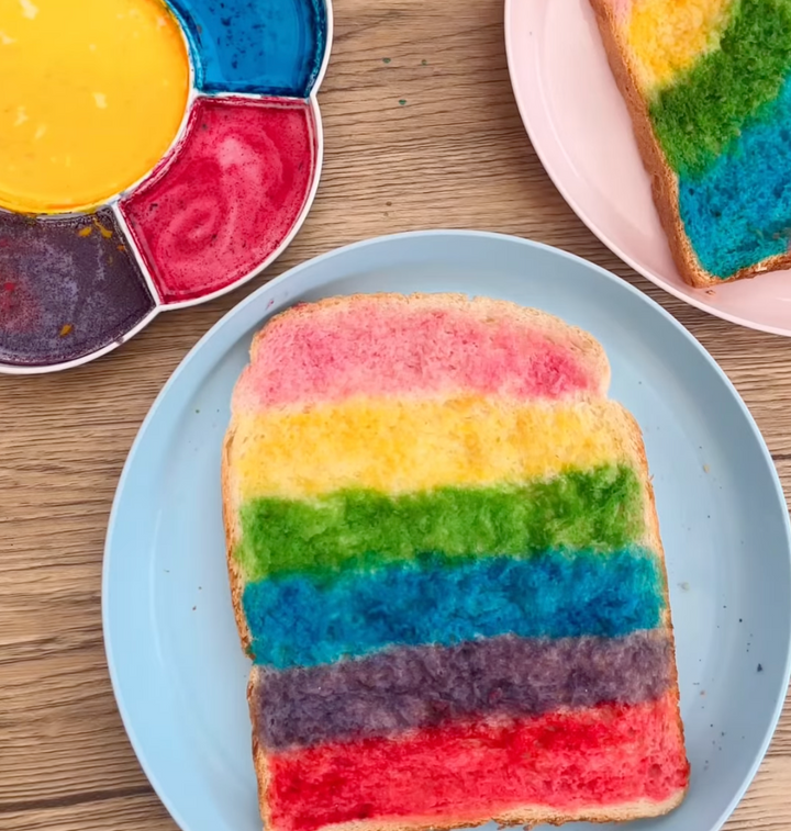 Rainbow Toast Recipe - SNACKTIVITY: DAY 4 OF 28 – Craft & Crumb