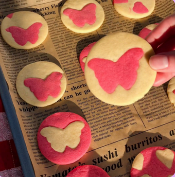 Two-Tone Valentine Biscuits – Craft & Crumb – Craft & Crumb
