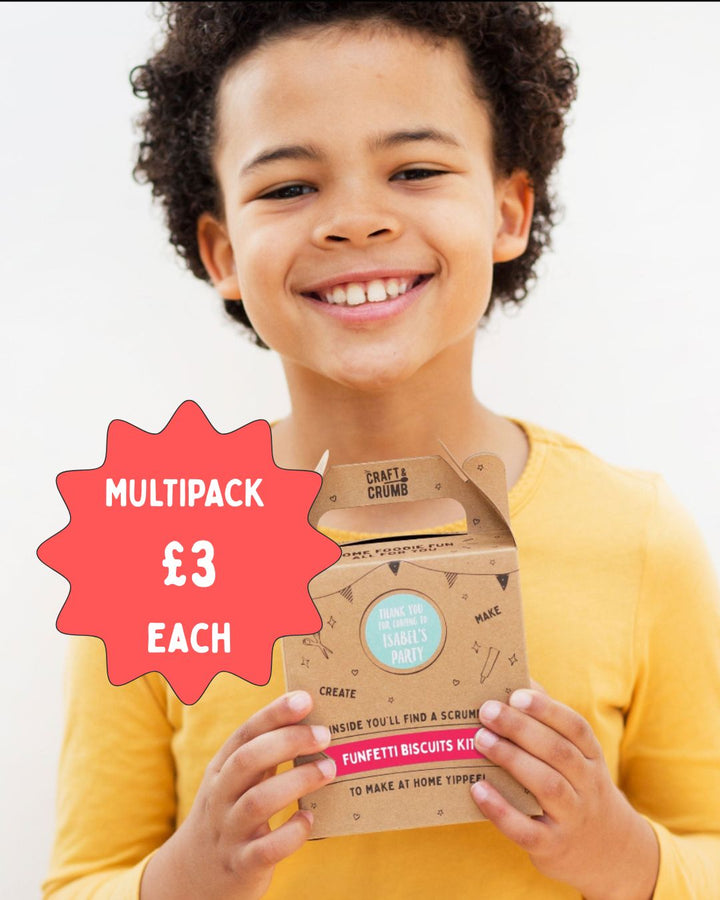 Funfetti Biscuit Kit Party Bag (Pack of 10) | Craft & Crumb – Craft & Crumb