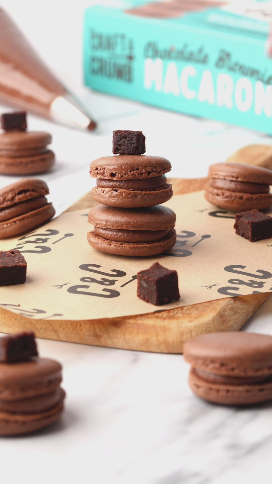 Chocolate Brownie Macaron Kit | Craft & Crumb – Craft & Crumb