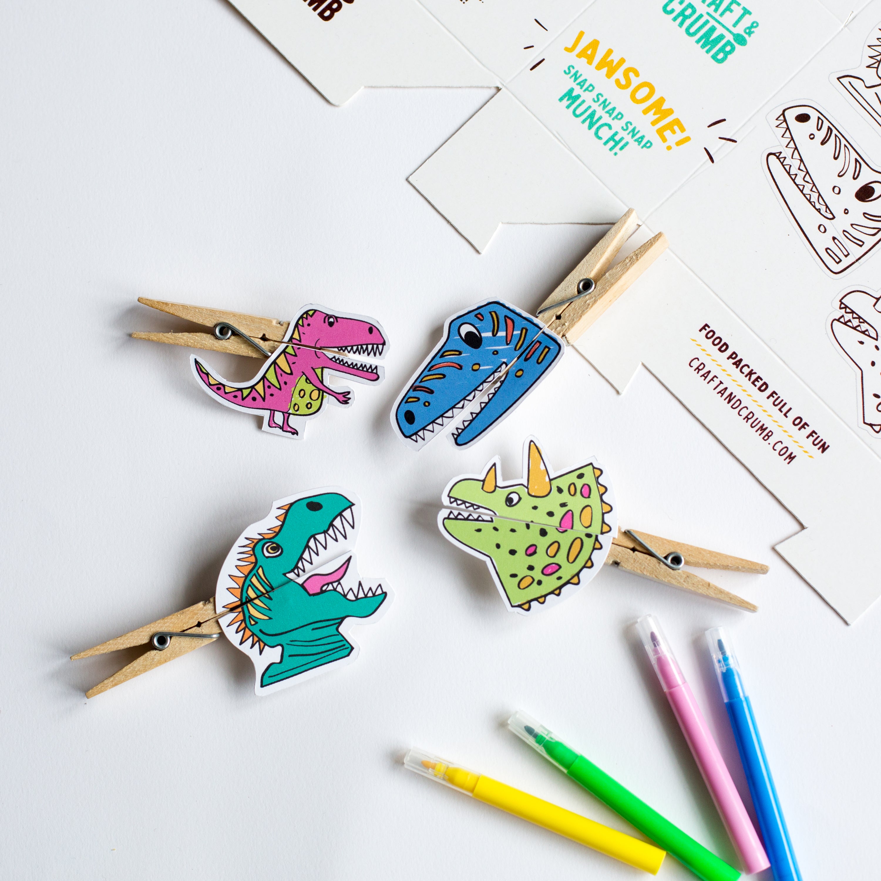 Dinosaur Biscuit Bake And Craft Kit | Craft & Crumb – Craft & Crumb