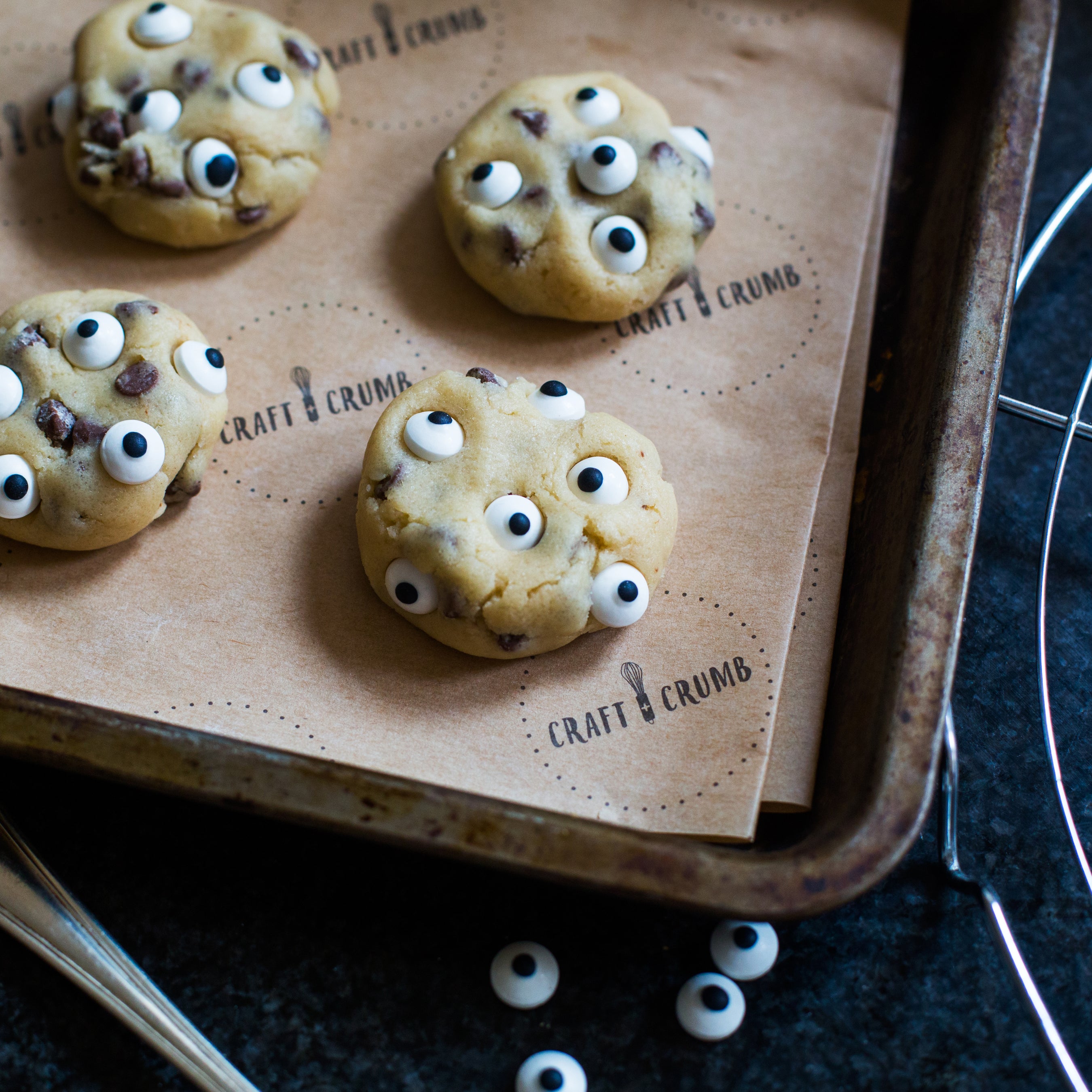 Monster eyeball cookie kit party bag – Craft & Crumb