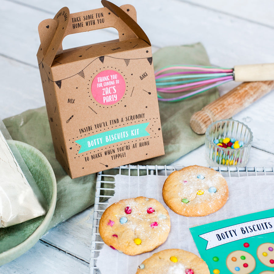 Dotty Biscuit Kit Party Bag – Craft & Crumb